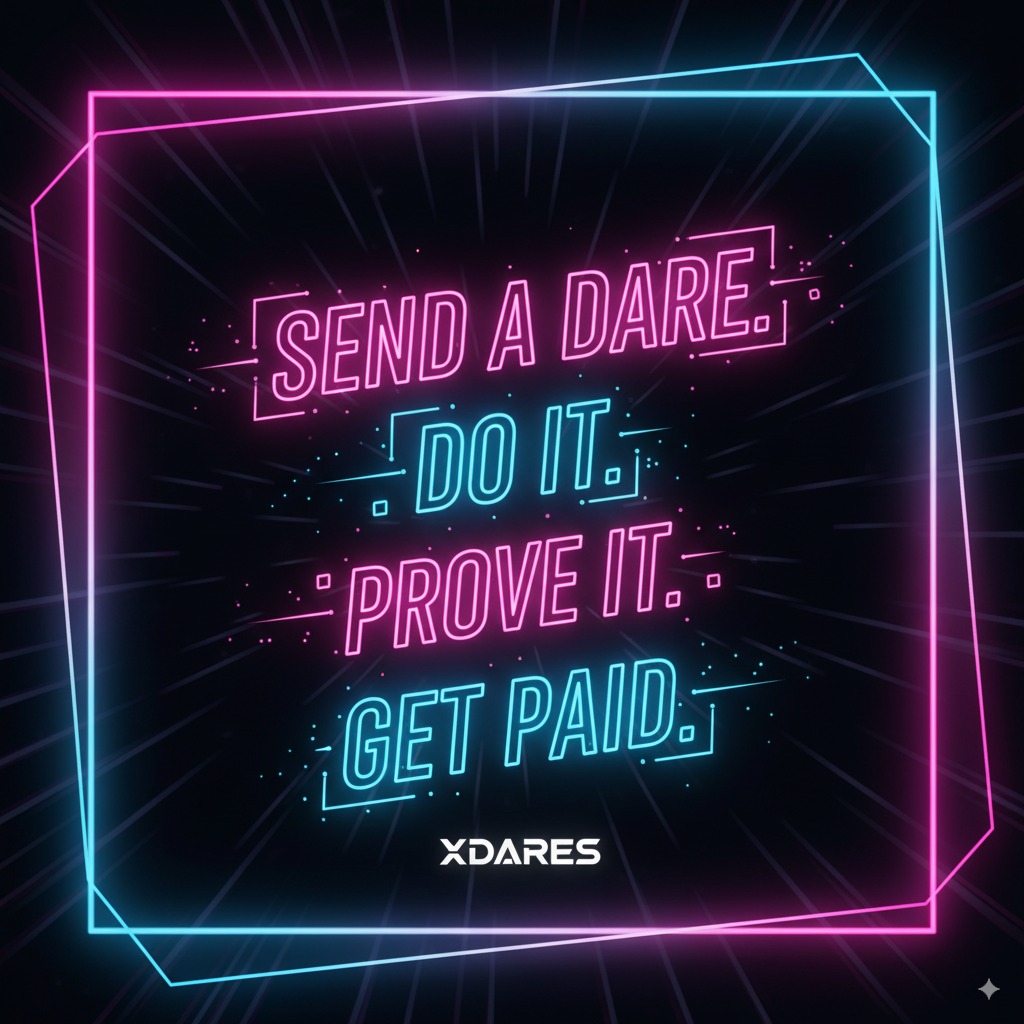 Turn Dares Into Dollars - Girl taking selfie with dare interface